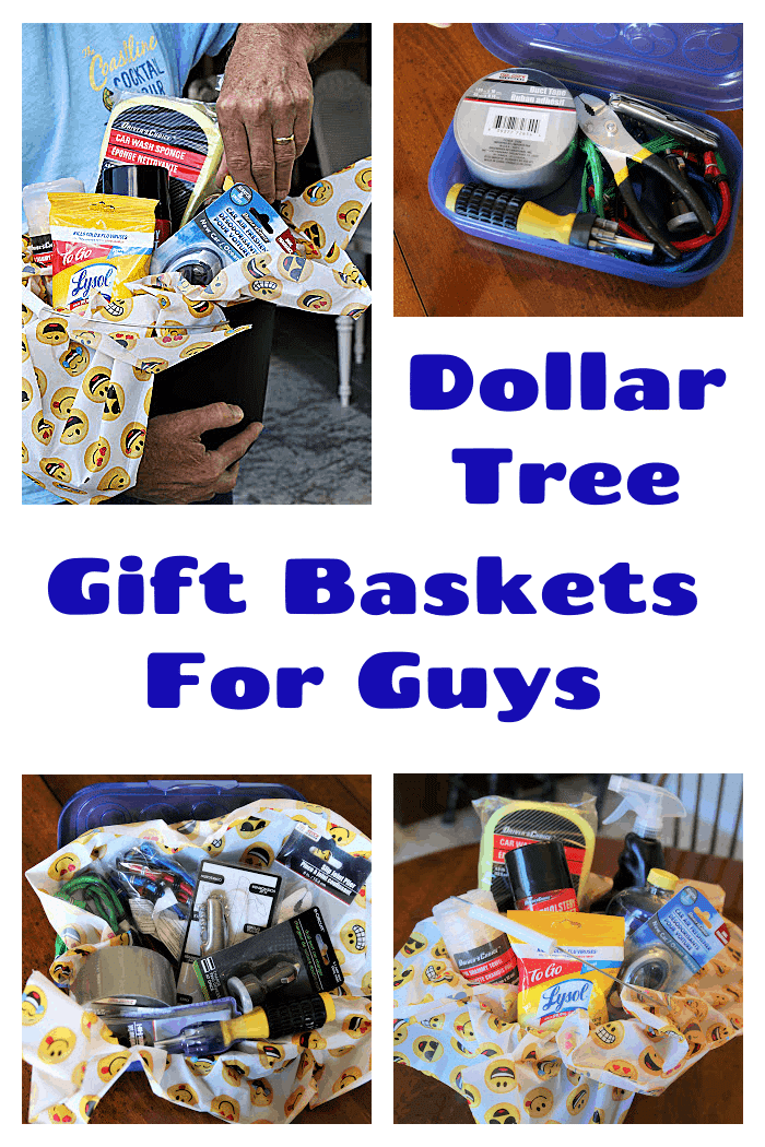 Impressive Dollar Tree Gift Baskets For Men | Dad's, Grads, Teenagers