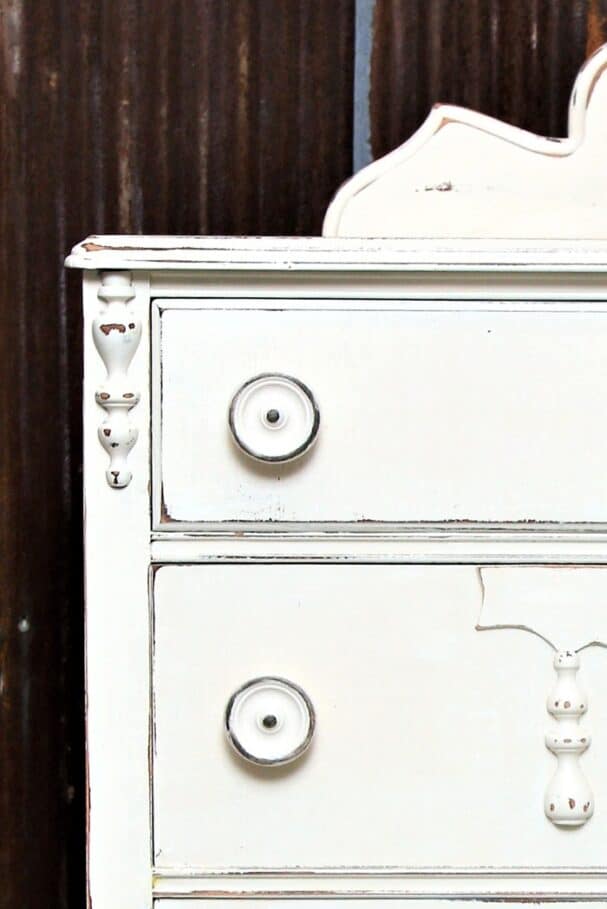 Over-The Top Heavily Distressed White Furniture | Love Or Hate