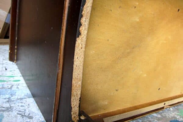 How To Paint And Distress Fake Wood Furniture - Petticoat Junktion