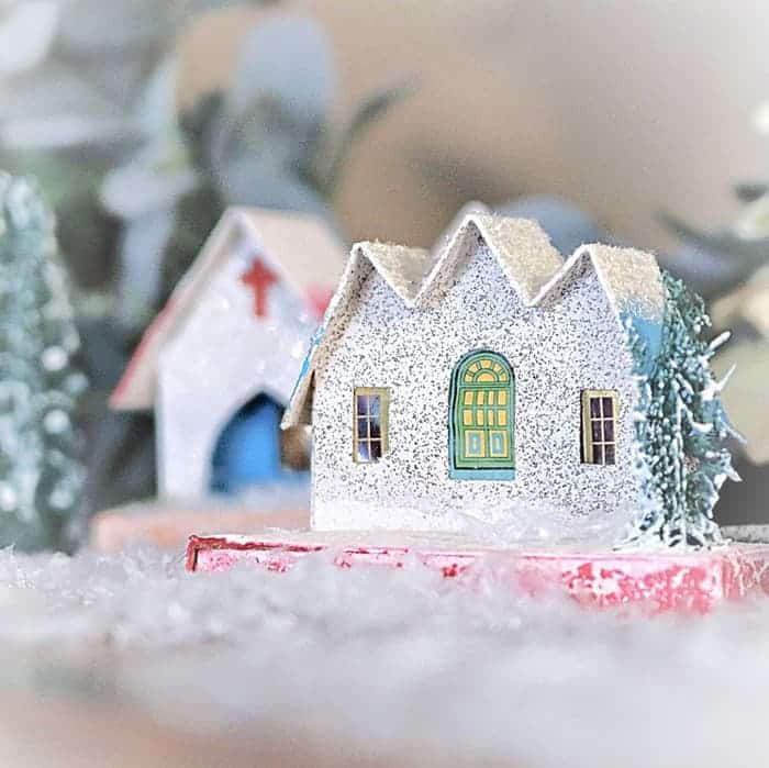 These Vintage Putz Houses I Bought At An Estate Sale Are Charming