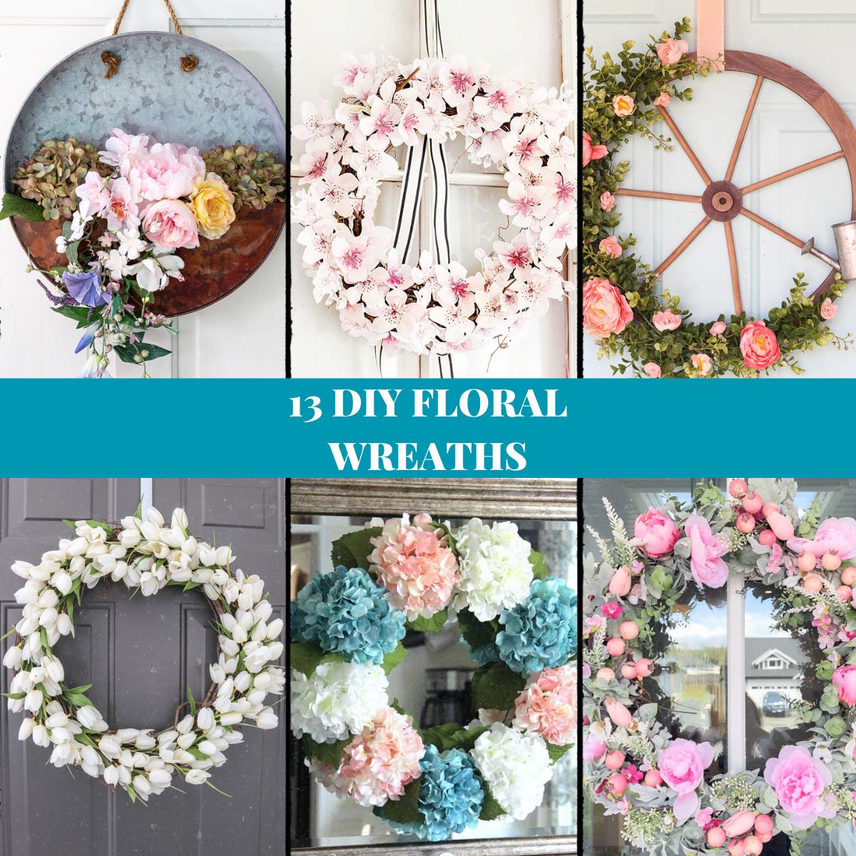 13 Blooming Beauties: DIY Floral Wreaths For Spring And Summer
