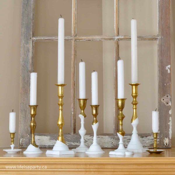 13 Elegant Ways to DIY Decor With Brass Candlesticks